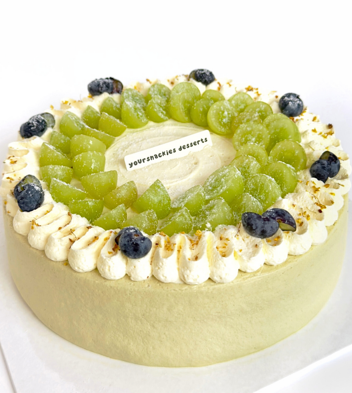 Jasmine Tea Shine Muscat Mille Crepe – Yoursnackies Desserts