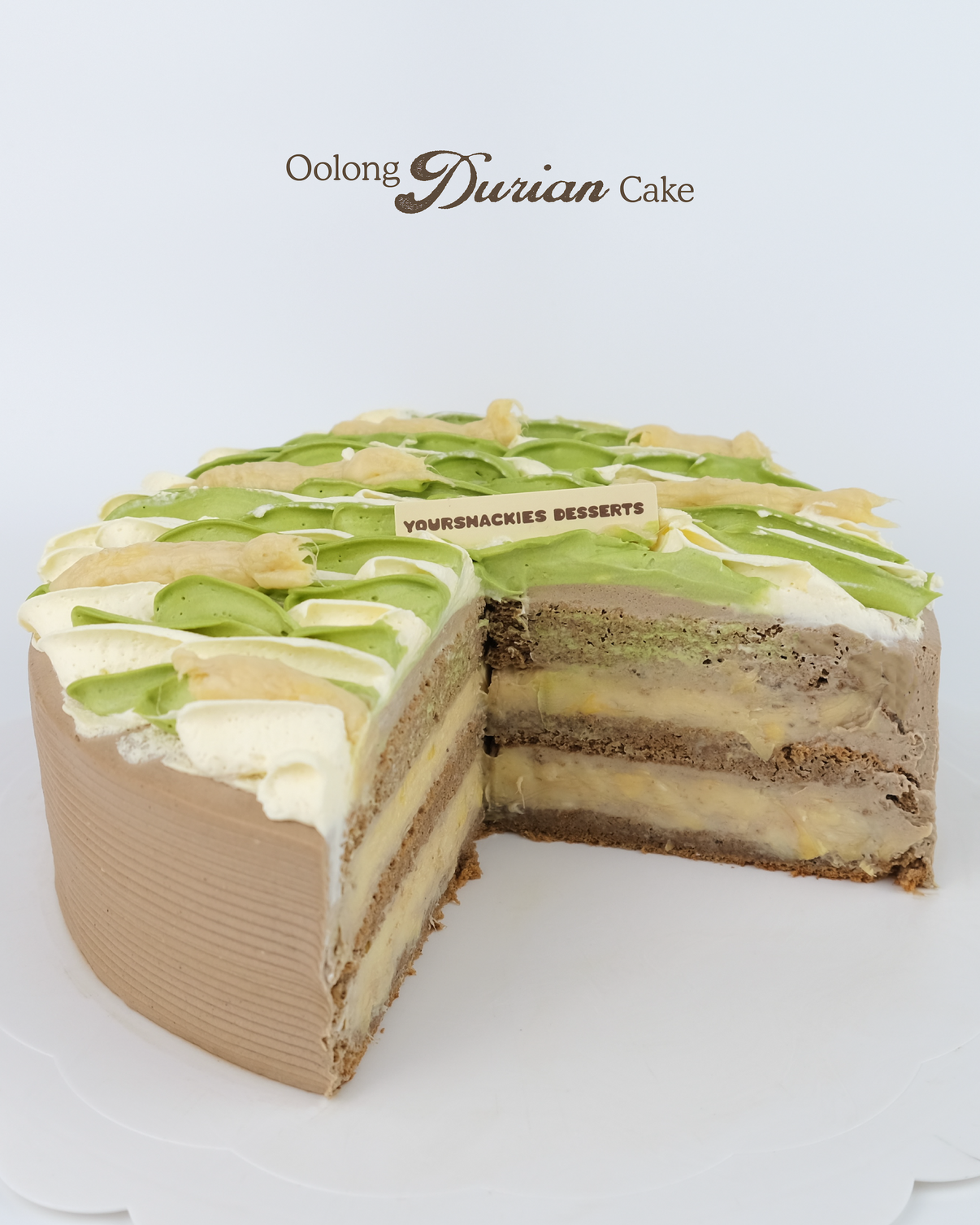 Oolong Durian Cake – Yoursnackies Desserts