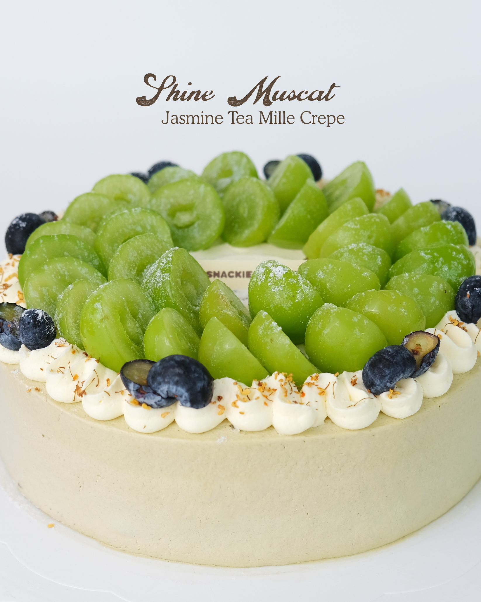 Jasmine Tea Shine Muscat Mille Crepe – Yoursnackies Desserts